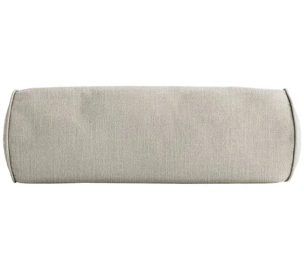 SORRA HOME Textured Indoor Corded 20' Bolster P Illow - One-color