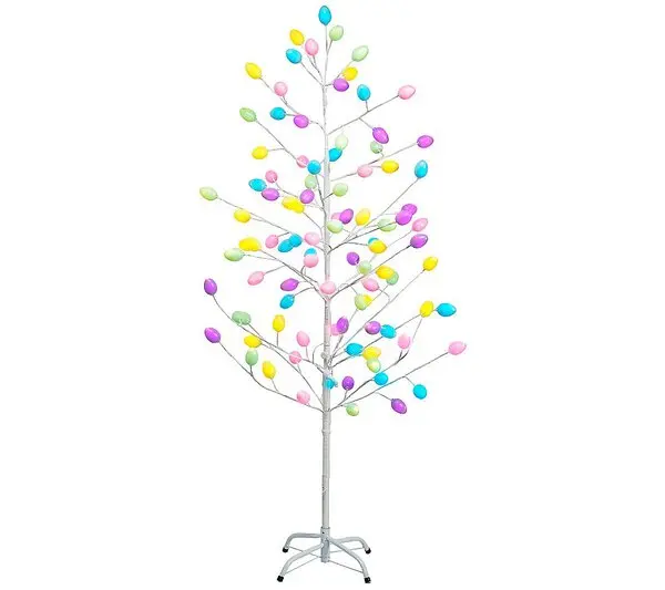 EVERLASTING GLOW 5' Lit Easter Egg Tree Ever Lasting Glow