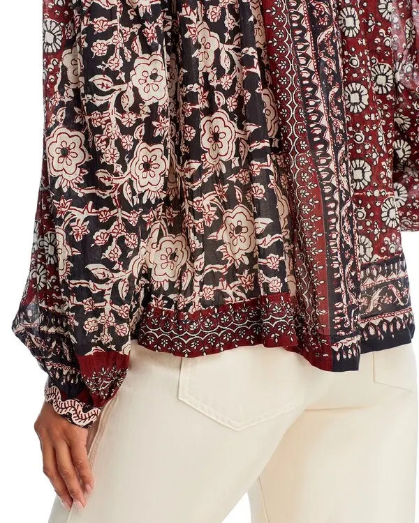 Sea Danae Cotton Printed Long Sleeve Top