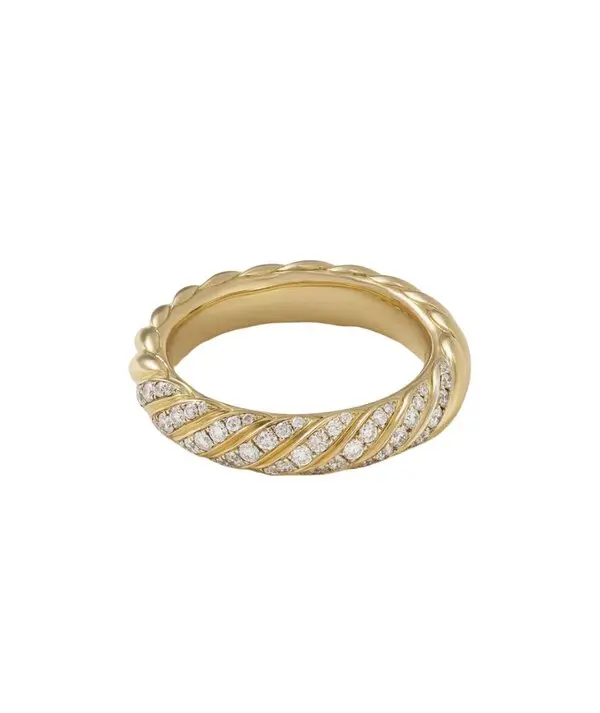 David Yurman 18-karat And Diamond Ring - Gold