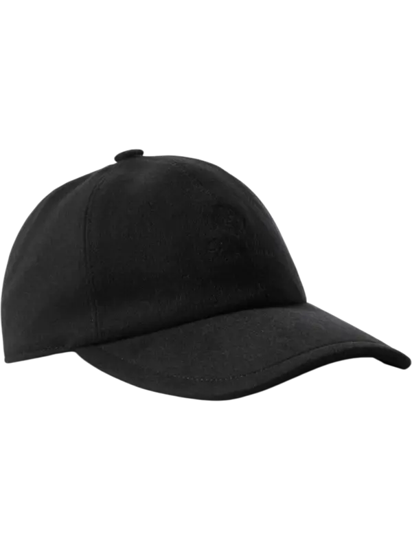Loro Piana Cashmere-felt Baseball Cap - Black