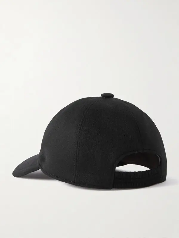 Loro Piana Cashmere-felt Baseball Cap - Black