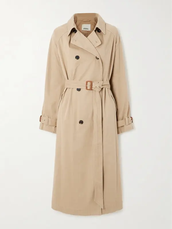Isabel Marant - Isabel Marant Belted Double-Breasted Trench