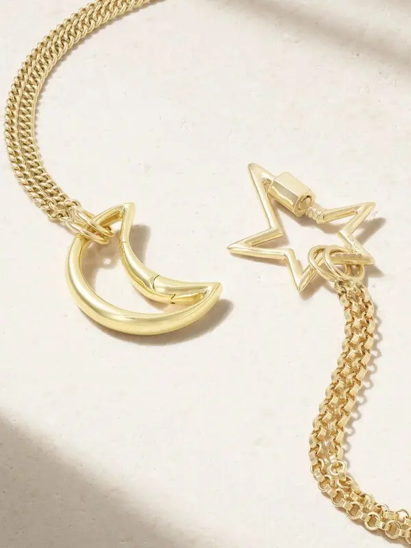 MARLA AARON 14 And 18-karat Gold Chain Necklace