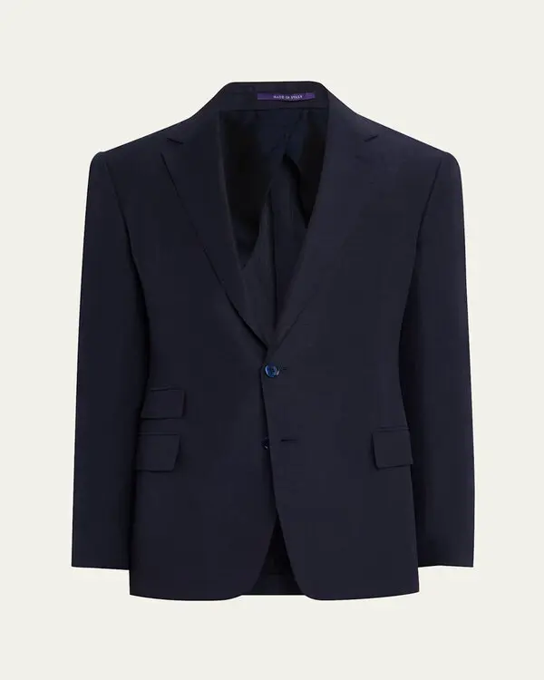 Ralph Lauren Purple Label Kent Hand-tailored Sport Coat - Navy