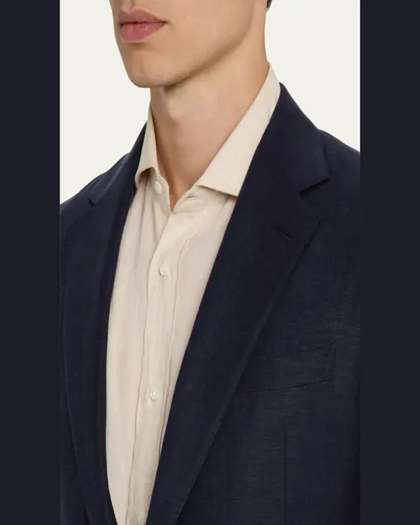 Ralph Lauren Purple Label Kent Hand-tailored Sport Coat - Navy