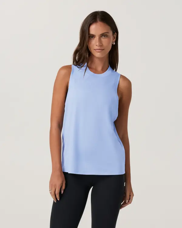 Vuori Energy Long Tank Top - Celestial Heather