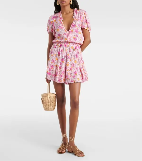 Poupette St Barth Floral Mini Dress