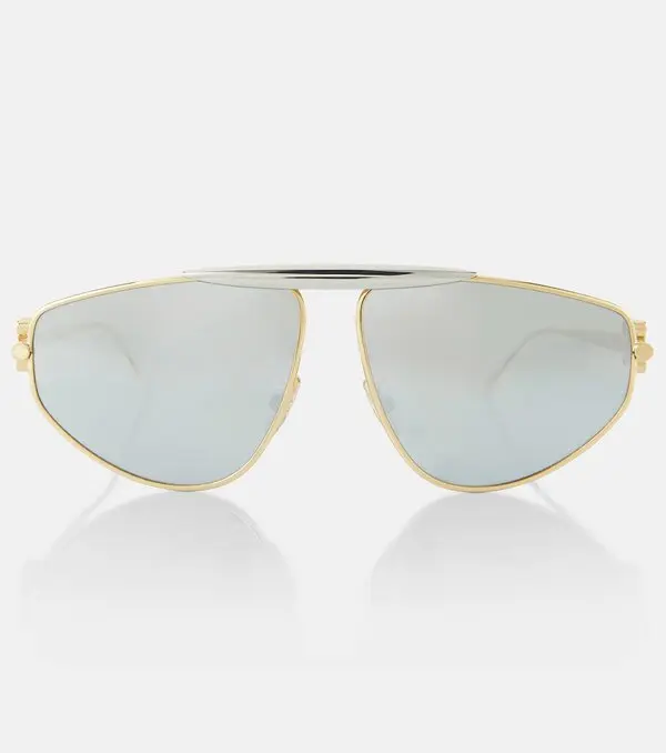 Loewe Spoiler Aviator Sunglasses - Gold