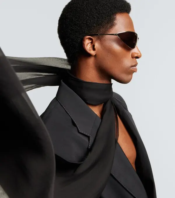 Balenciaga Razor Cat-eye Sunglasses