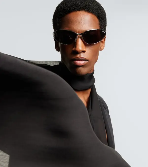 Balenciaga Razor Cat-eye Sunglasses