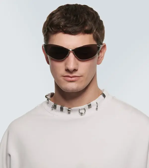 Balenciaga Razor Cat-eye Sunglasses