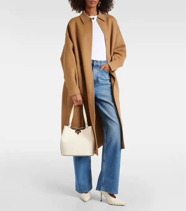 Valentino Garavani Rockstud Small Leather Tote