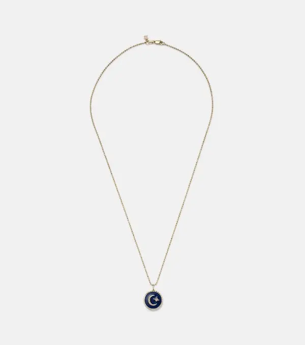 SYDNEY EVAN Celestial Medallion Chain Necklace - Gold