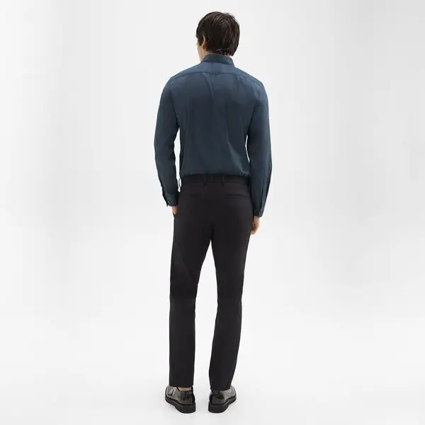 Theory Zaine Stretch Cotton Pant - Black