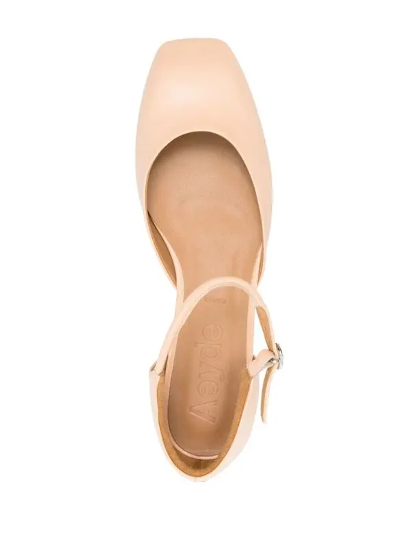 AeydĒ Uma Leather Ballerina Flats