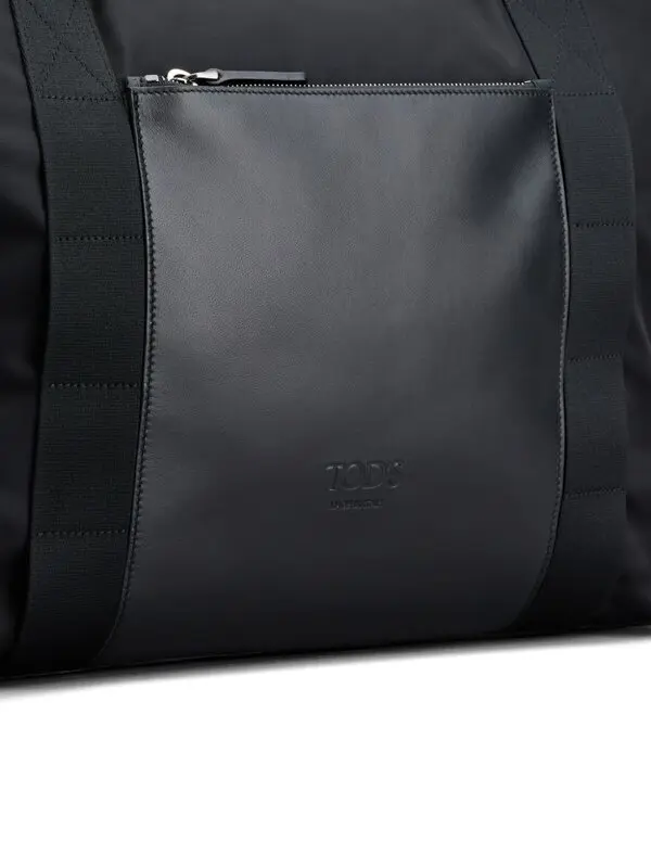 TOD'S Logo-debossed Leather Duffle Bag