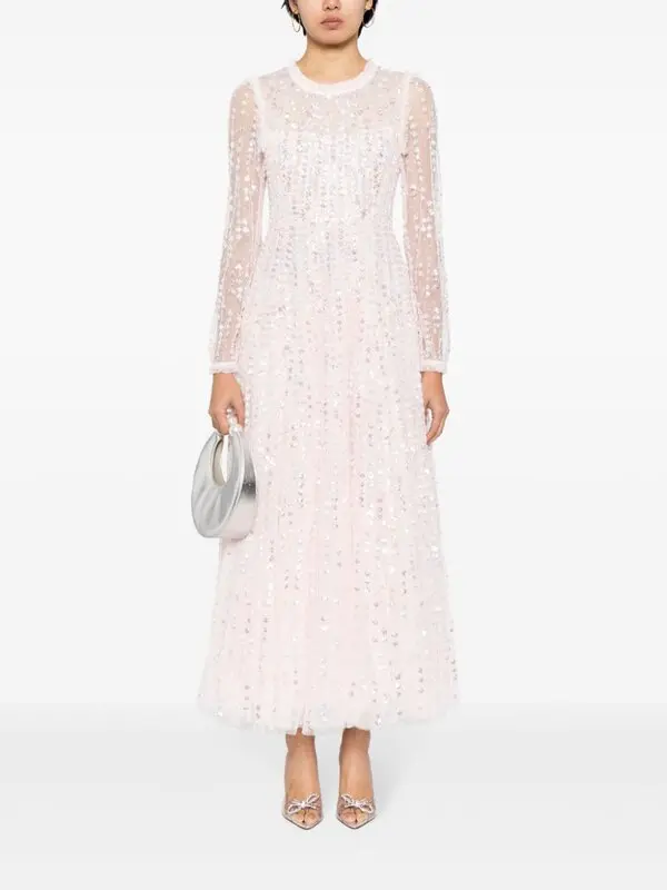NEEDLE & THREAD Raindrop Beaded Maxi Dress