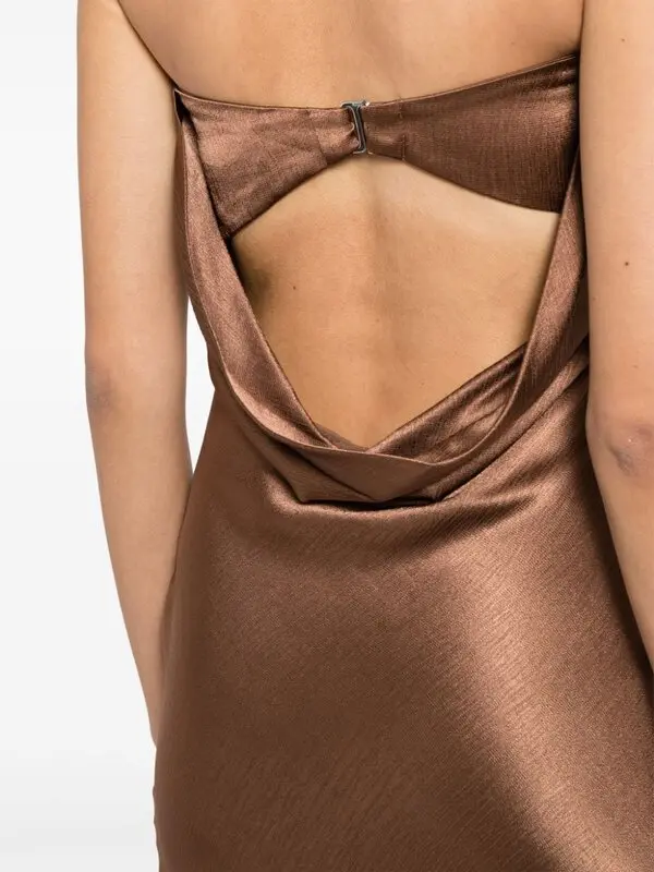 Bec & Bridge Moon Dance Strapless Gown In Brown - 56% Off | Editorialist