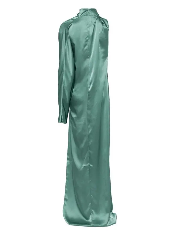 Atlein Single-sleeve Draped Gown