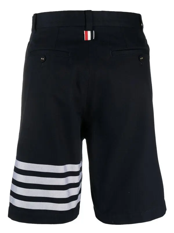 Thom Browne 4-bar Stripe Cotton Shorts