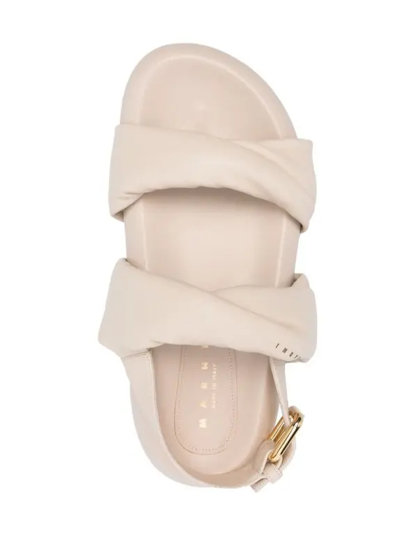 Marni Bubble Twisted Sandals - Neutrals