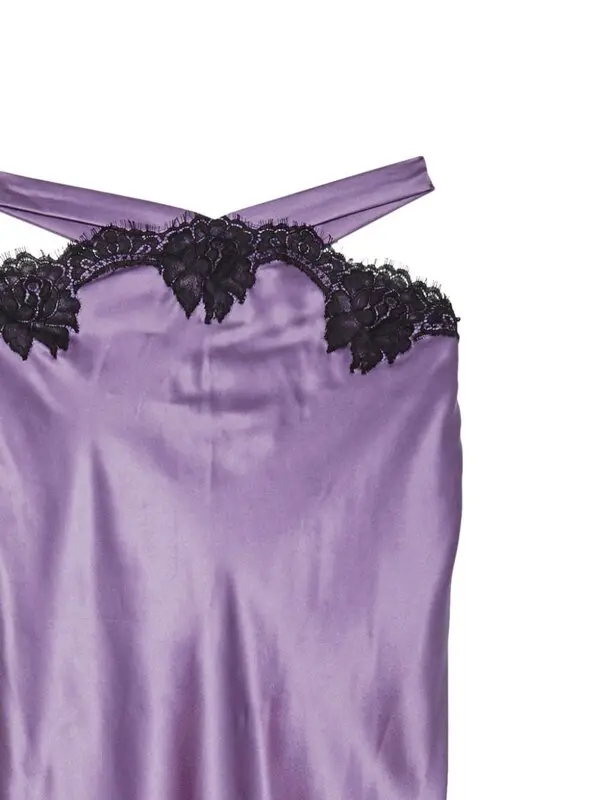 FLEUR DU MAL Lace Cut-out Skirt
