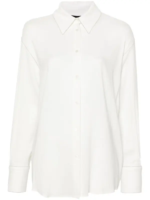 Fabiana Filippi Long Sleeve Collared Shirt