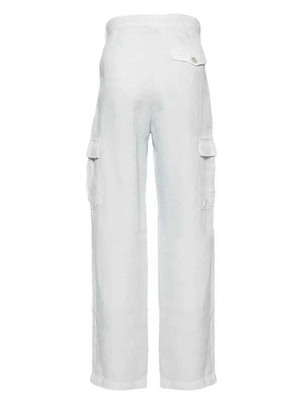 120% Lino Linen Cargo Trousers