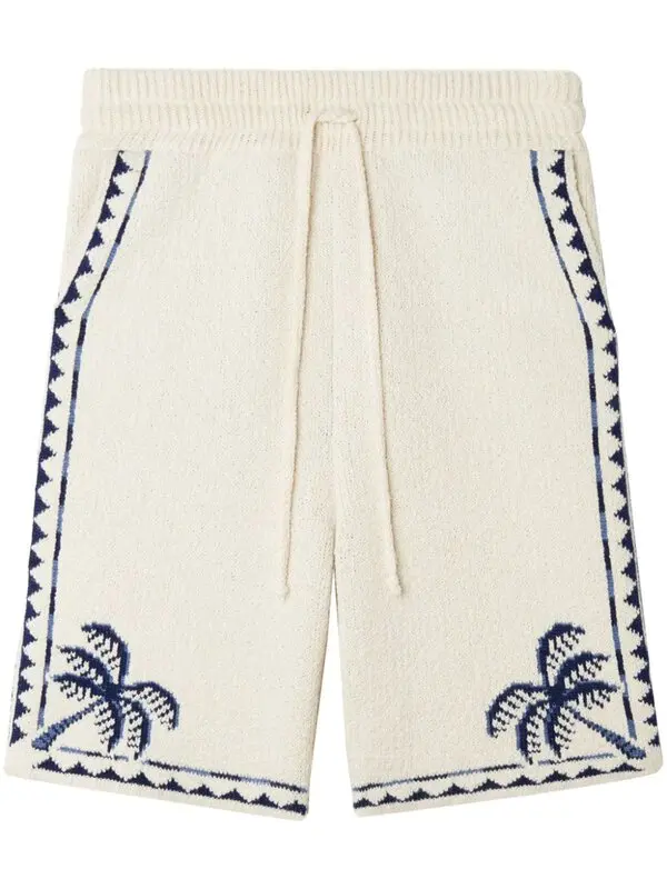 Alanui Foulard Bermuda Shorts - Neutrals