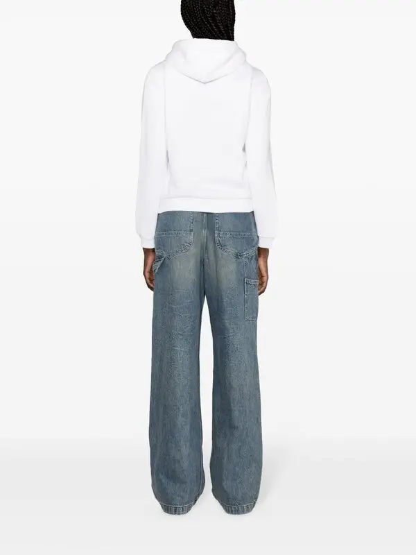 Polo Ralph Lauren Pony Zip-up Hoodie - White