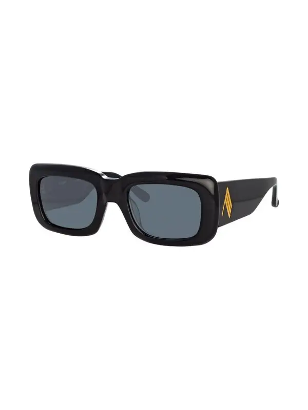 Attico Marfa Rectangle-frame Sunglasses - Black