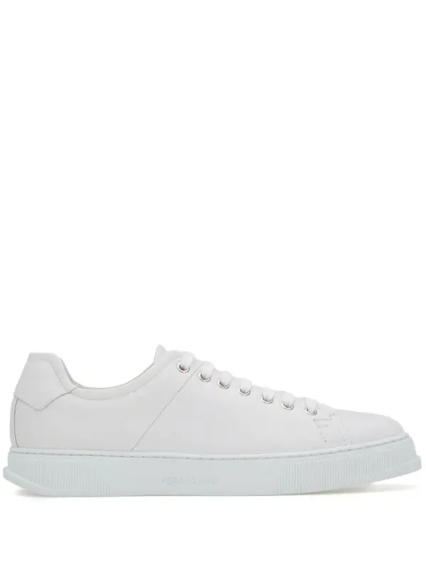 FERRAGAMO Lace-up Sneakers - White
