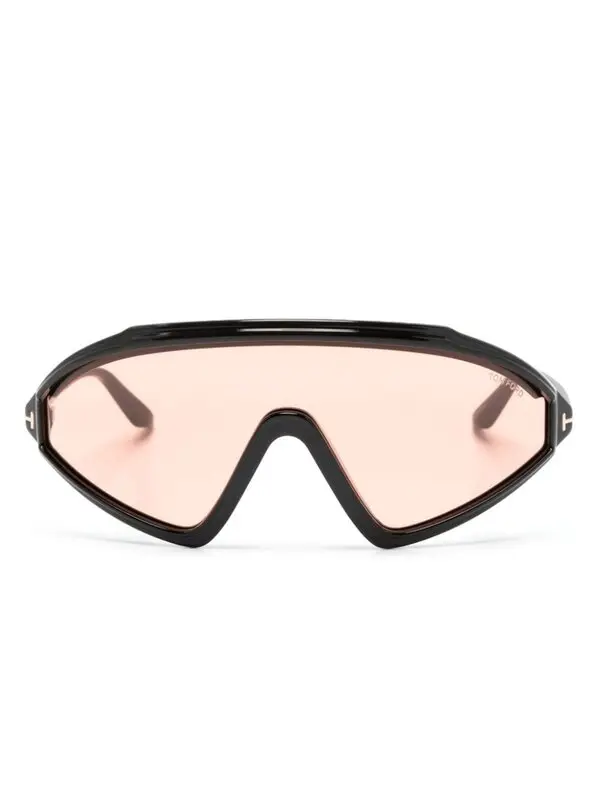 TOM FORD Lorna Shield Sunglasses - Black