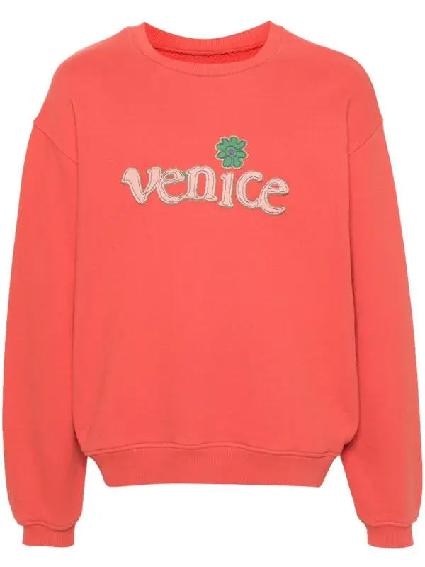 ERL Venice-patch Cotton Sweatshirt
