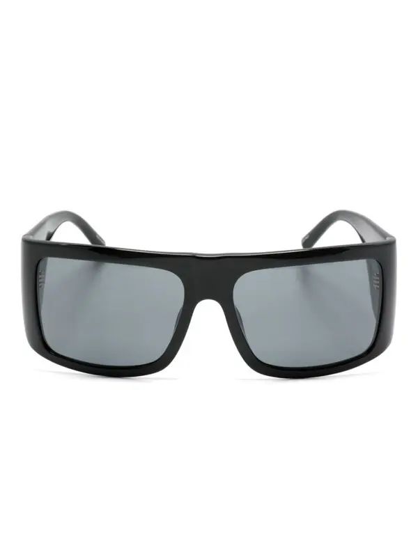 Attico Andre Oversized Sunglasses - Black