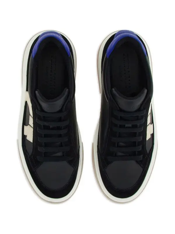 FERRAGAMO Gancini Panelled Sneakers - Multicolour