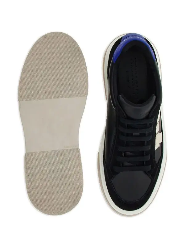 FERRAGAMO Gancini Panelled Sneakers - Multicolour