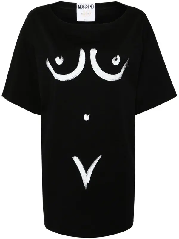 Moschino Motif-print Cotton T-shirt