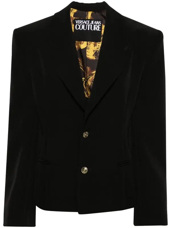 Versace Lace-up Blazer - Black