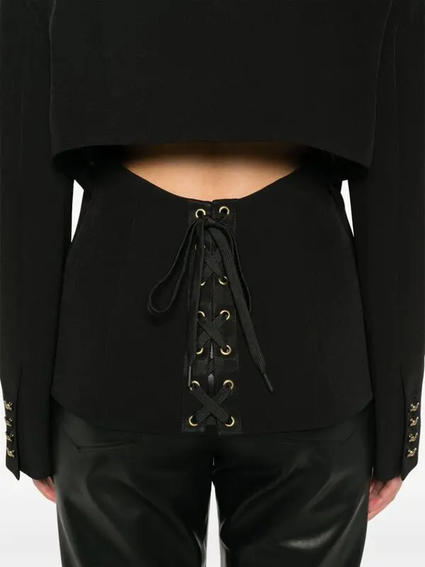 Versace Lace-up Blazer
