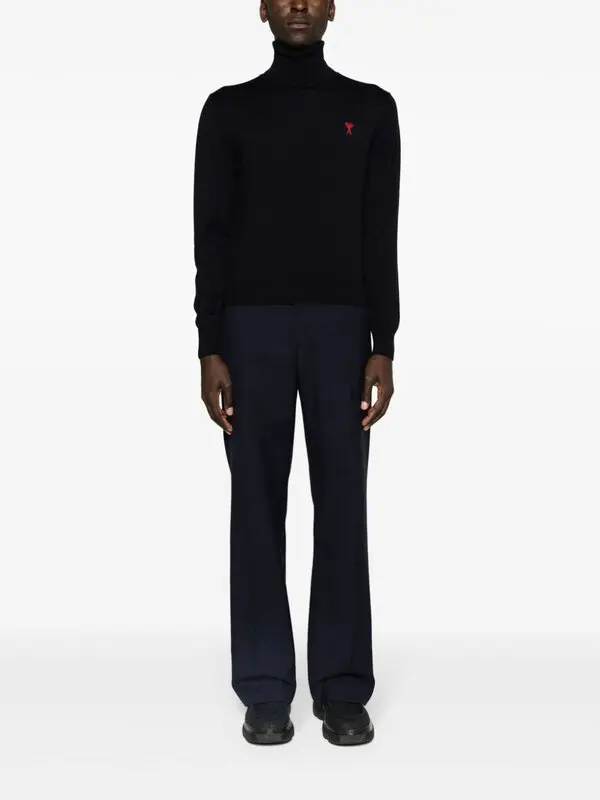 AMI Paris De Coeur High-neck Jumper