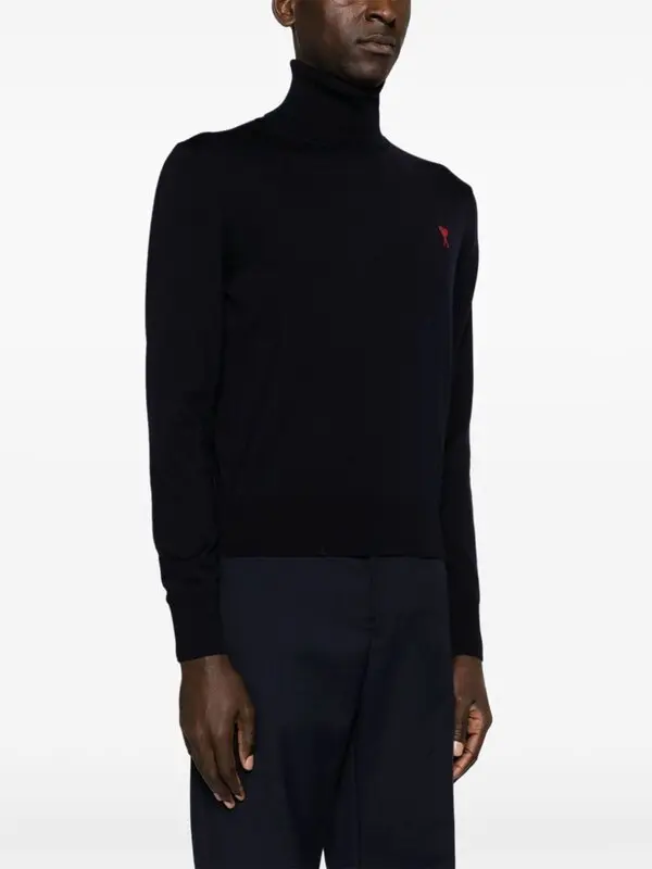 AMI Paris De Coeur High-neck Jumper