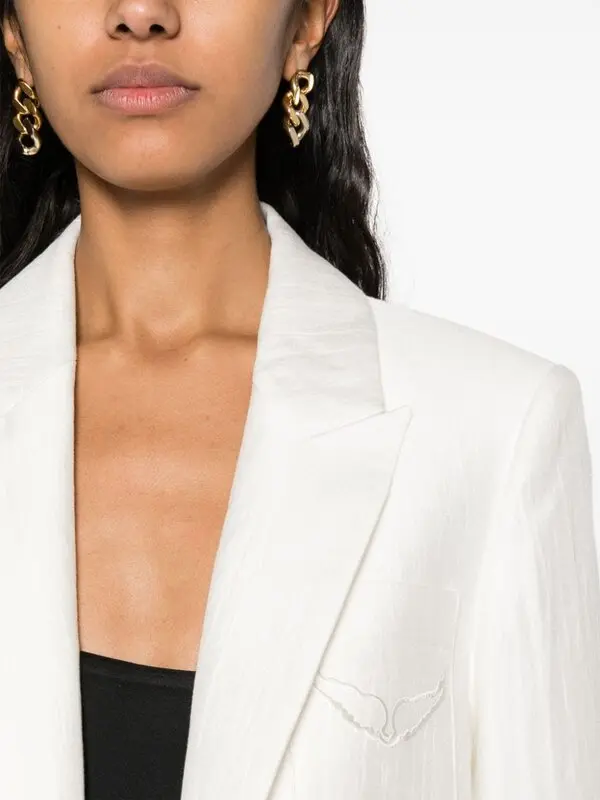 Zadig&Voltaire Vow Crinkled Blazer