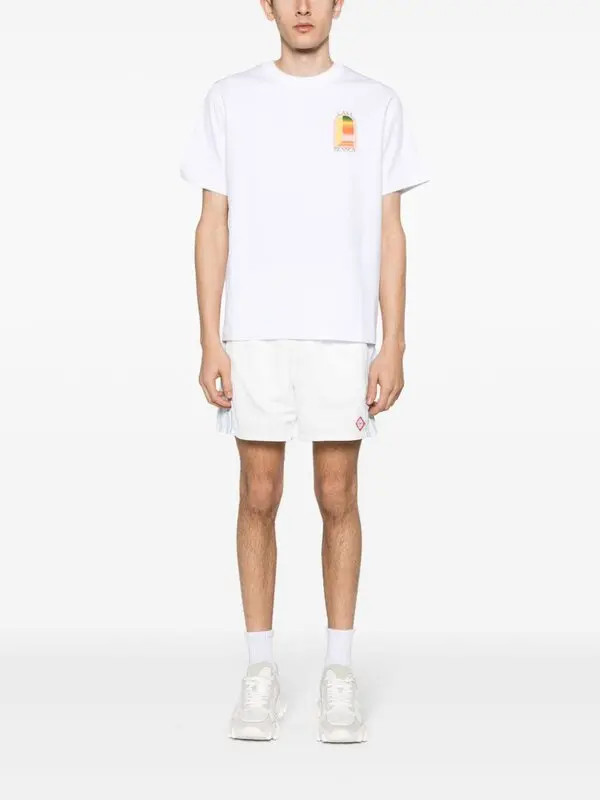 Casablanca Striped Track Shorts