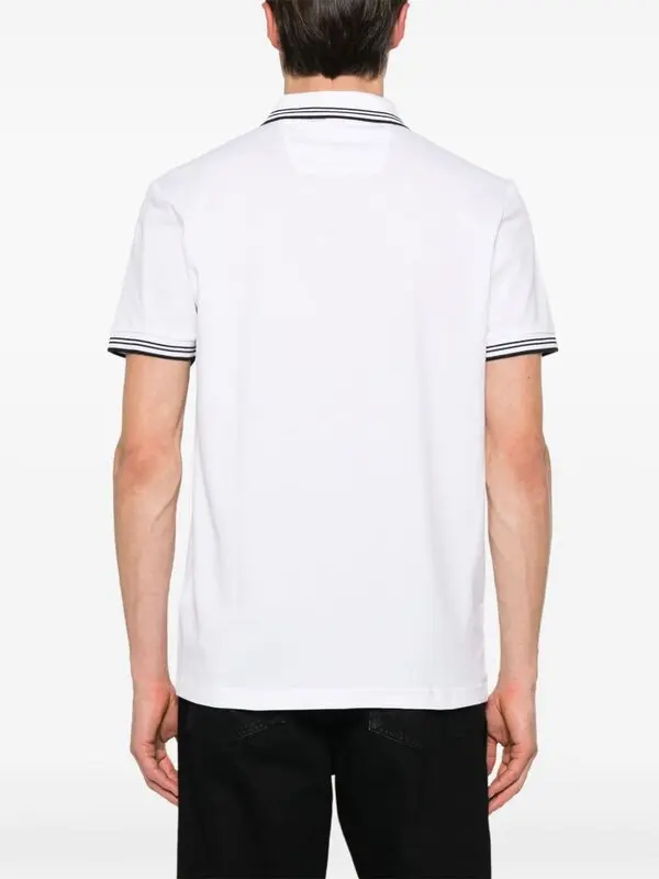 BOSS Logo-print Polo Shirt - White