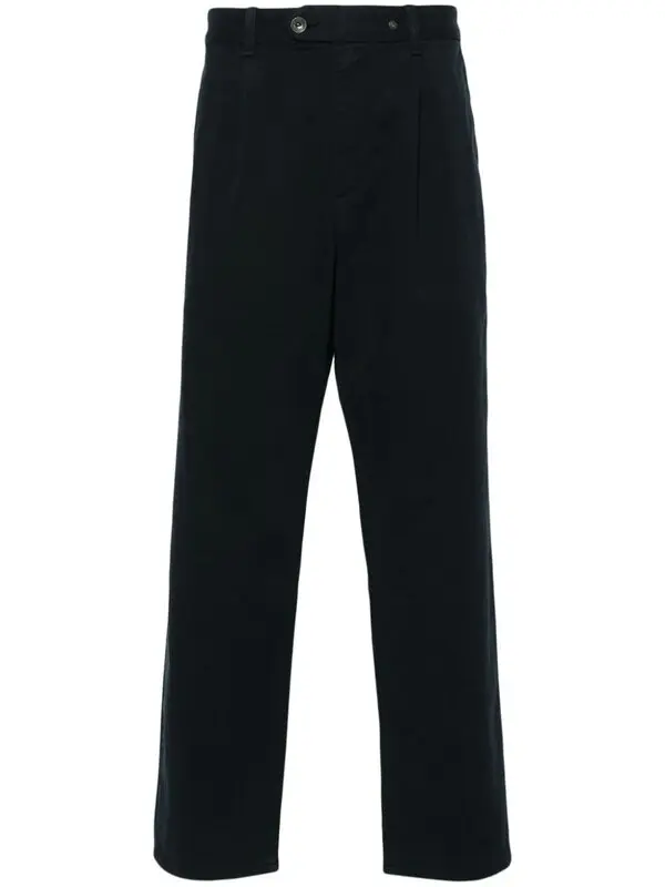 Rag & Bone Twill Pleated Trousers - Blue