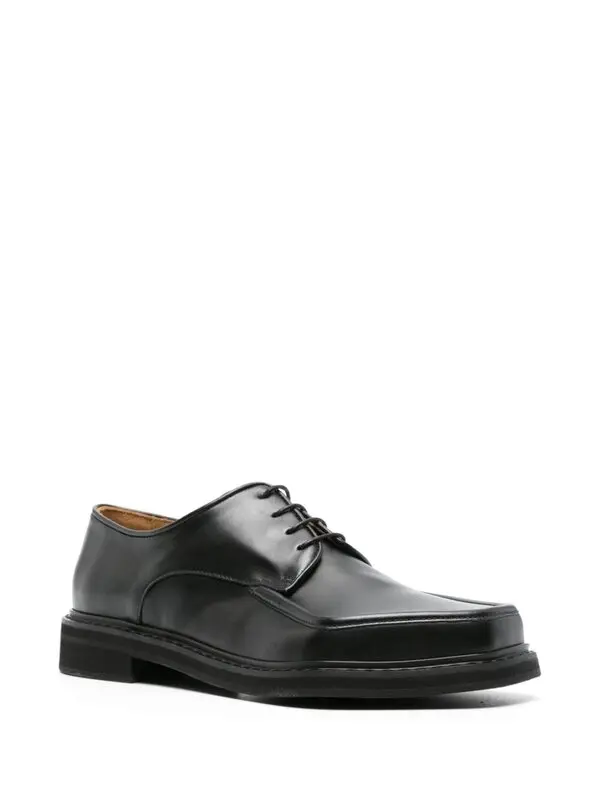 Magliano Monster Superleggera Leather Derby Shoes In Black - 50