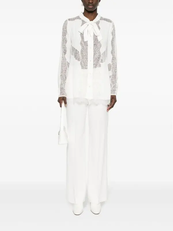 P.a.r.o.s.h Semi-sheer Lace Shirt