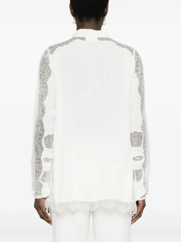 P.a.r.o.s.h Semi-sheer Lace Shirt